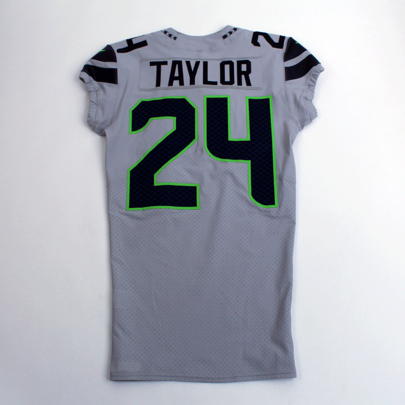Team-Issued Jamar Taylor #24 Alternate Jersey - SA#10044 – Seattle Seahawks