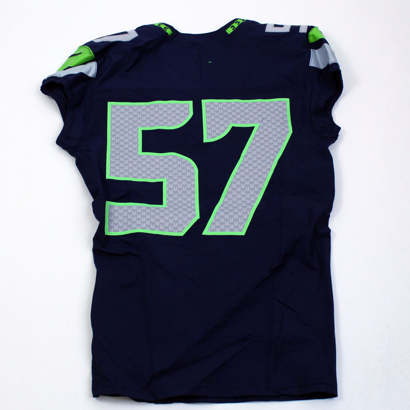 Team-Issued Blank #57 Home Jersey - SA#11855 – Seattle Seahawks