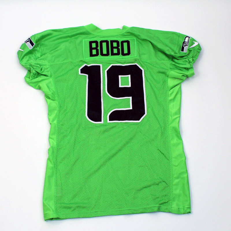 Team-Issued Jake Bobo #19 Color Rush Practice Jersey - SA#11273 ...