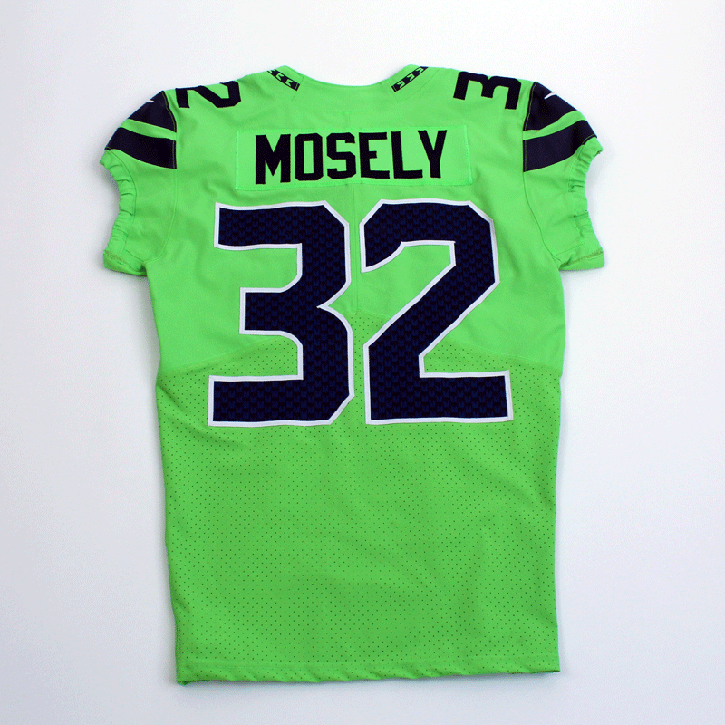 Team-Issued Quandre Mosely #32 Color Rush Jersey - SA#10365 – Seattle ...