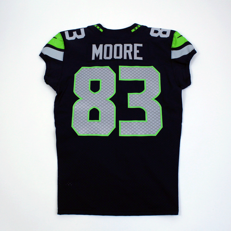 Team-Issued David Moore #83 Home Jersey - SA#10249 – Seattle Seahawks