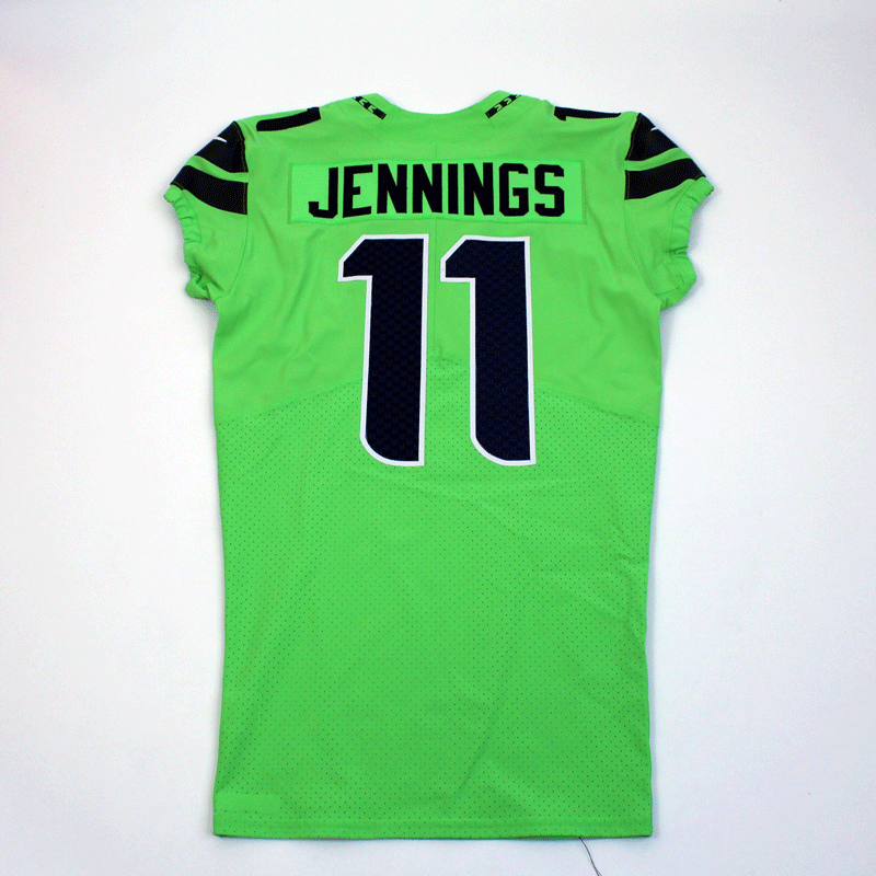 Team-Issued Gary Jennings #11 Color Rush Jersey - SA#10343 – Seattle ...