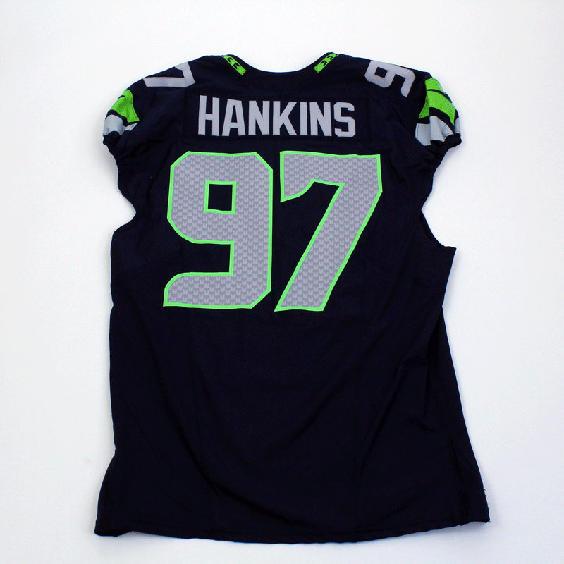 Game-Used Johnathan Hankins #97 Home Jersey vs Dolphins 9.22.24 - SA#1 ...