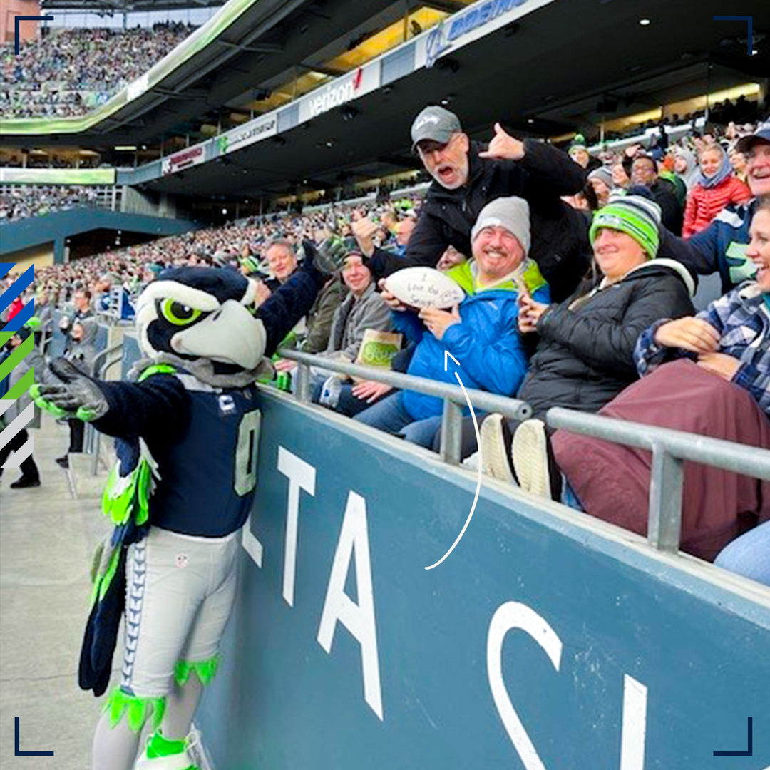Seahawks Gameday Experience: Blitz Custom Footballs – Seattle Seahawks