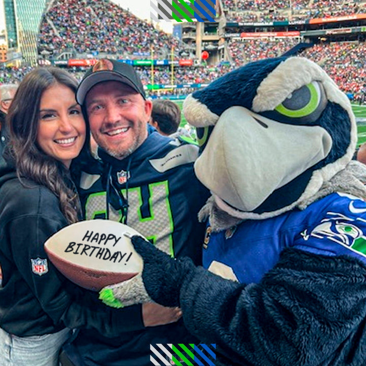 Seahawks Gameday Experience: Blitz Custom Footballs – Seattle Seahawks