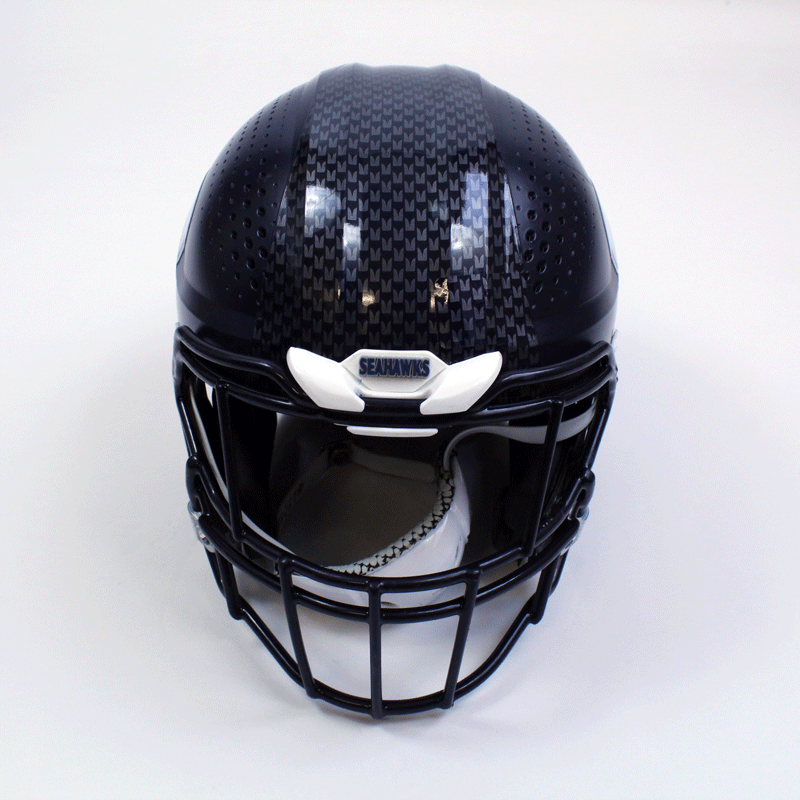Game-Used Jalen Sundell #61 Helmet 8.10.24-12.15.24 - SA#11936 ...