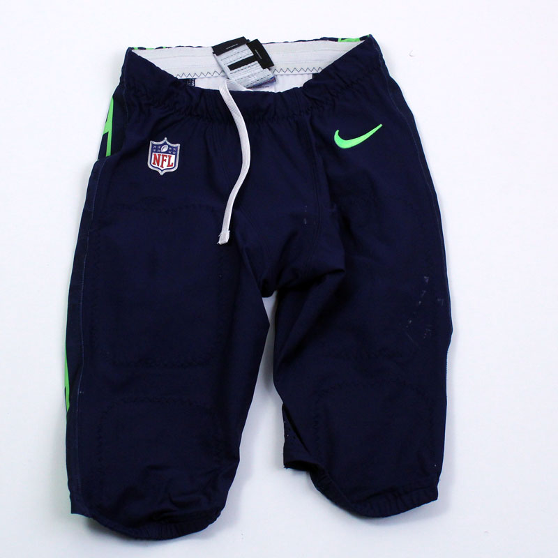 Team-Issued Tre Brown #22 Home Pants - SA#11847 – Seattle Seahawks