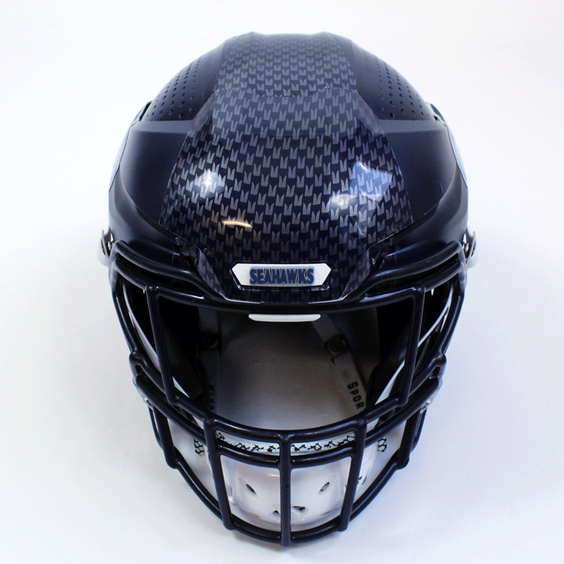 Team-Issued Garrett Greenfield #76 Helmet 2024 - SA#11883 – Seattle ...
