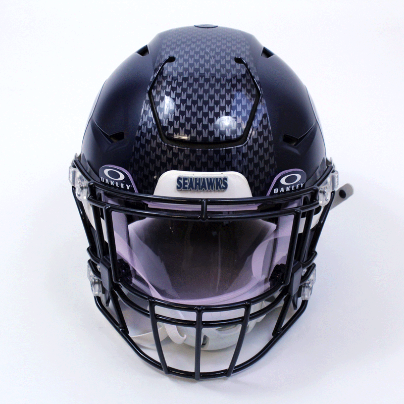 Team-Issued Tyler Hall #33 Helmet 12.31.24-1.6.24 - SA#11947 – Seattle ...