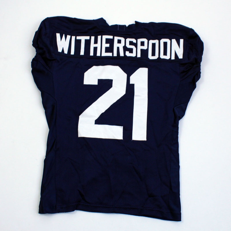Team-Issued Devon Witherspoon #21 Navy Practice Jersey - SA#11002 ...
