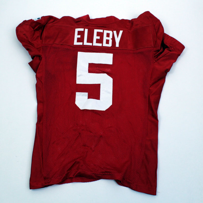 Team-Issued Kaleb Eleby #5 Red Practice Jersey - SA#10961 – Seattle ...