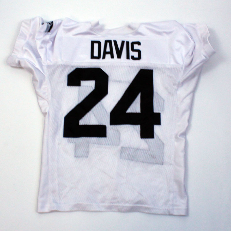 Team-Issued Davis #24 White Practice Jersey - SA#10925 – Seattle Seahawks