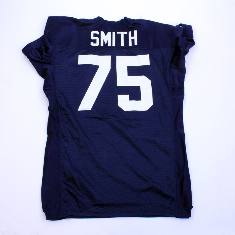 Team-Issued Smith #75 Navy Practice Jersey - SA#11040 – Seattle Seahawks